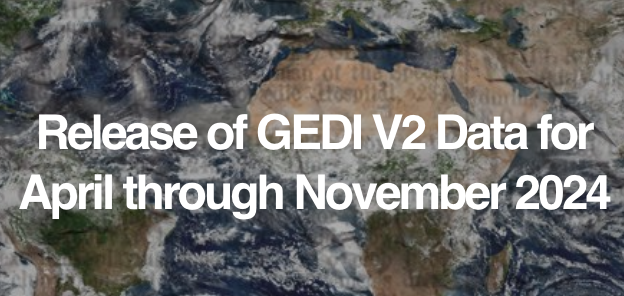 Newest LP DAAC Data Release - GEDI